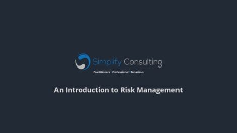An Introduction to Risk Management - Simplify Consulting